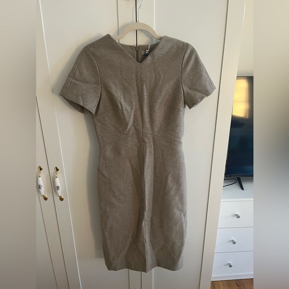 COS | Dresses | New Cos Fitted Wool Pencil Dress In Wool Cashmere ...